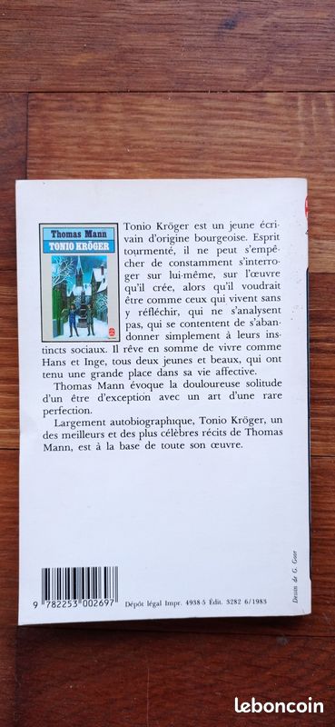 Tonio Kröger, Thomas Mann - Livres