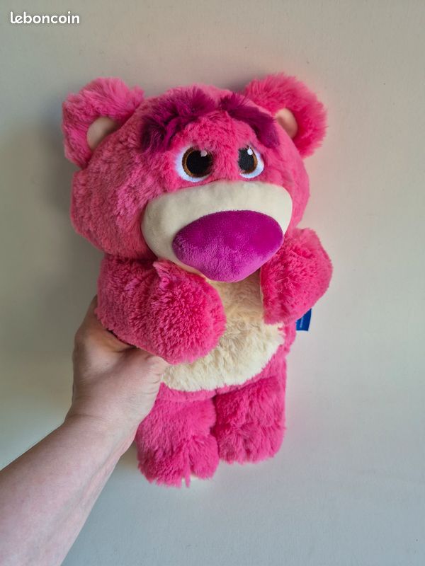 Peluche sonore de l'ours Lotso de Toy Story - Jeux & Jouets