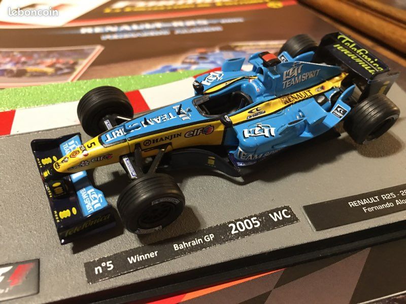 F1 - 1/43 - saison 2005 - Renault R25 - FernandoAlonso #5 - Champion du ...