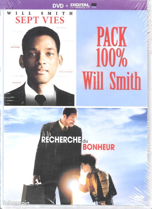 Pack 100% Will Smith - Sept vies & à la recherche du bonheur - DVD - Films