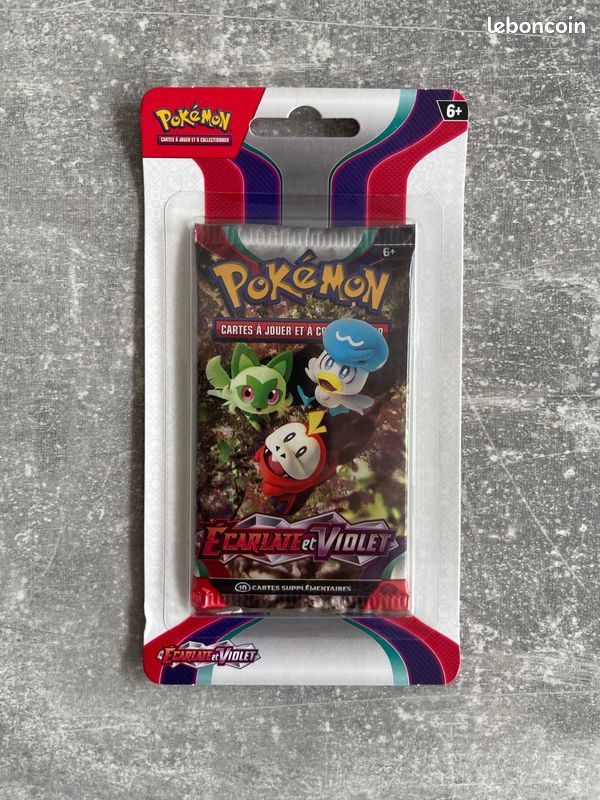 Artset, lot de 4 boosters neufs scellés de 10 cartes chacun pokemon ...