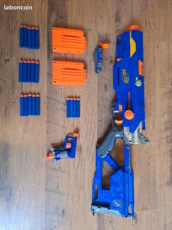 Lot Nerf LongStrike CS-6 + Colt - Jeux & Jouets