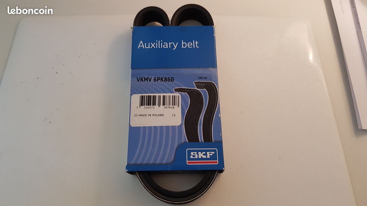 Courroie accessoire SKF VKMV 6PK860 Neuve - Équipement auto