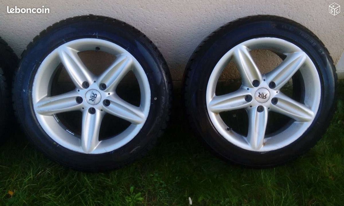 4 pneu neige sur jante alliage 205 55 R16 - Équipement auto