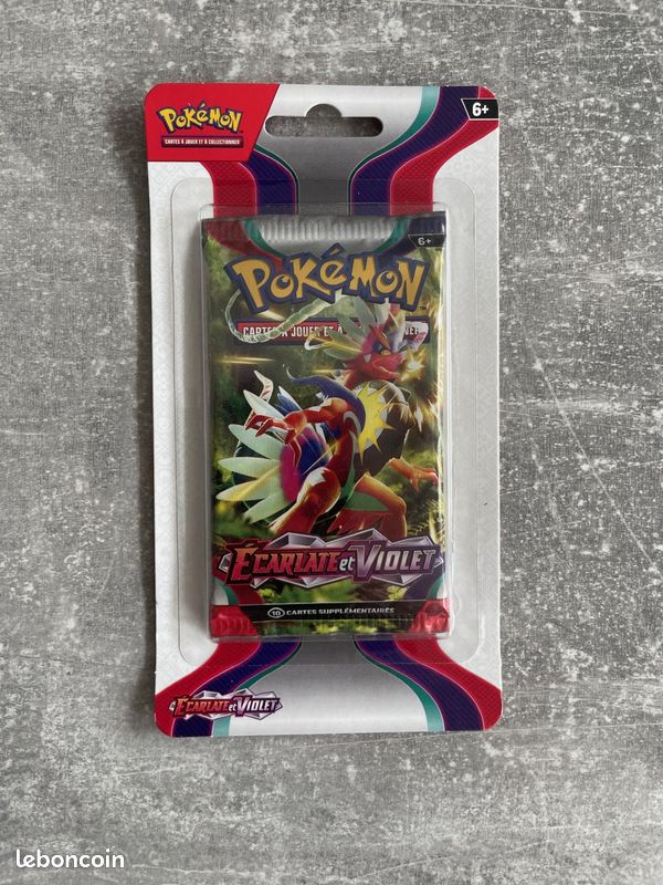 Artset, lot de 4 boosters neufs scellés de 10 cartes chacun pokemon ...