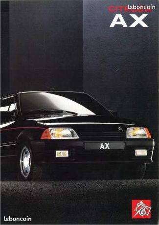 Brochure Citroën AX 1990 - Équipement auto
