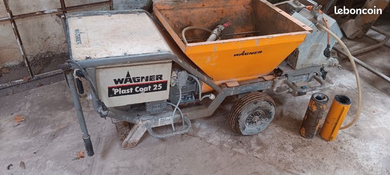 Machine à crépir d'occasion - BTP - Chantier gros-oeuvre - leboncoin
