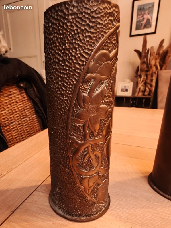 Douilles obus très bon état général Lot de 2 - Collection