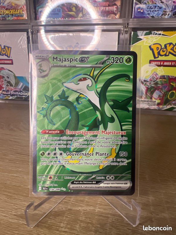 Carte Pokémon Majaspic ex 156/86 FA ev10.5 foudre noire - Collection