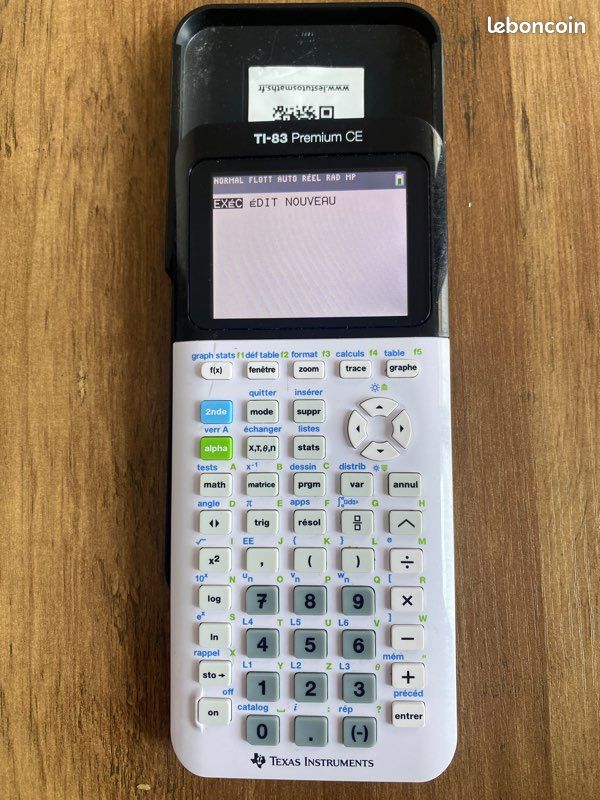 Calculatrice Texas Instrument TI-83 Premium CE - Équipements ...