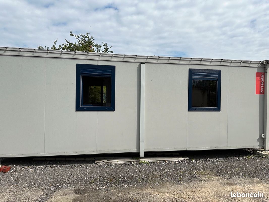 Bungalow 18m2 marque PORTAKABIN - BTP - Chantier gros-oeuvre