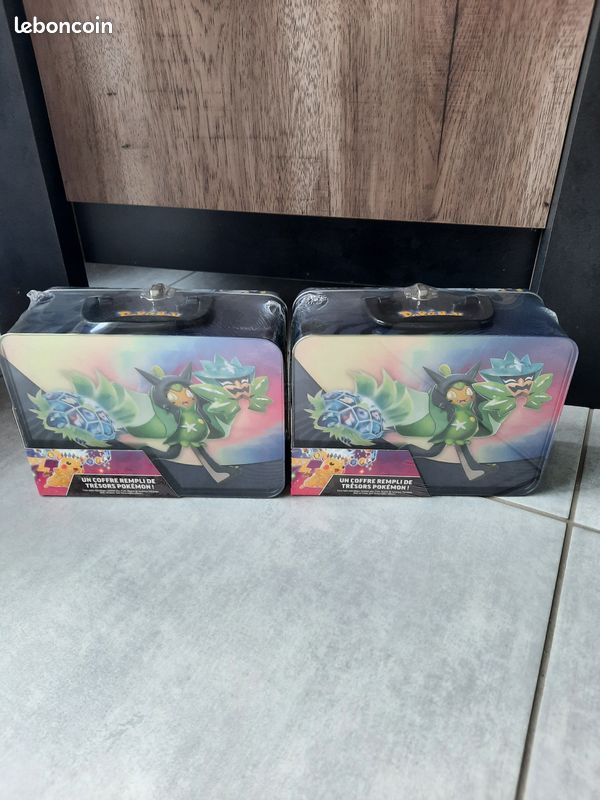 2 Coffret Valisette Pokémon : Pikachu EX - 6 Boosters - Neuf Sous ...