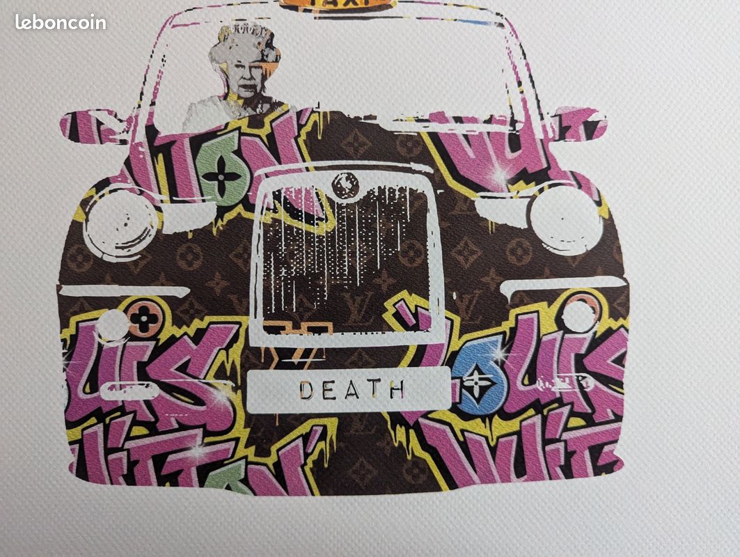 Serigraphie originale de death nyc - TAXI QUEEN - 100 exemplaires ...