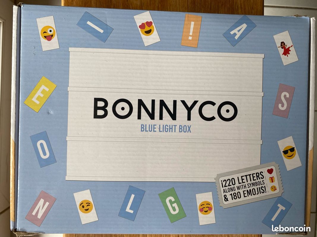 Boîte lumineuse avec message Bonnyco - Collection