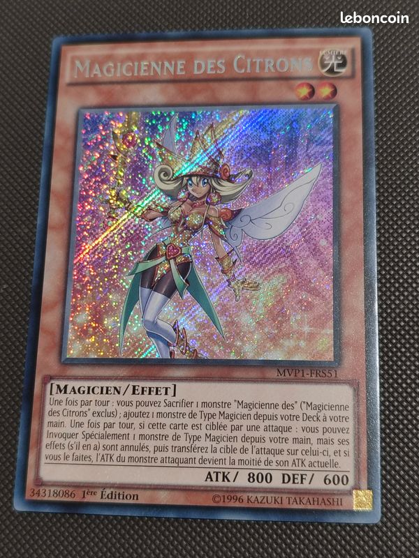 YU-GI-OH Magicienne des Citrons MVP1-FRS51 | 1ère édition Secret Rare ...