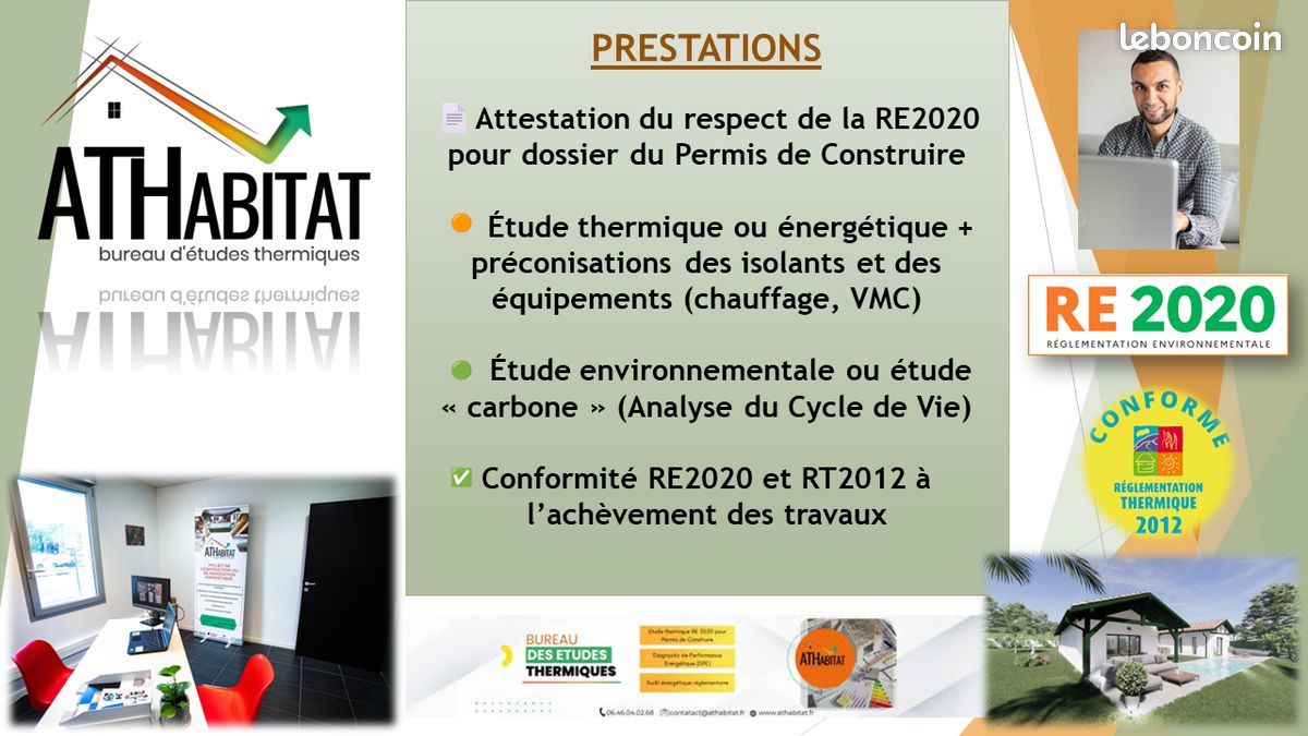 Attestation RE2020 pour Permis de Construire - Conformité RT2012 ...