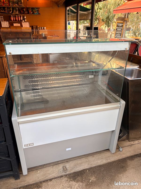 Vitrine inox réfrigérée - Équipements pour commerces & marchés