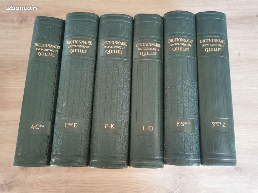 Lot dictionnaire encyclopédique Quillet complète - Livres