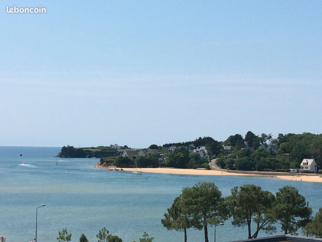 Appart T3 Terrasse vue mer Guidel Bretagne sud - Locations saisonnières
