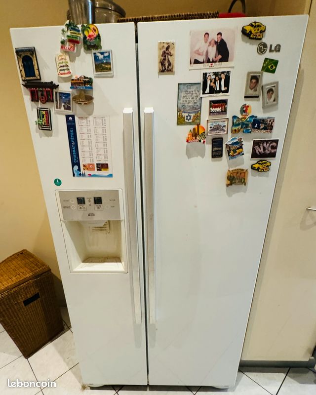 Grand Frigo Réfrigérateur Congélateur LG Américain 2 portes ...