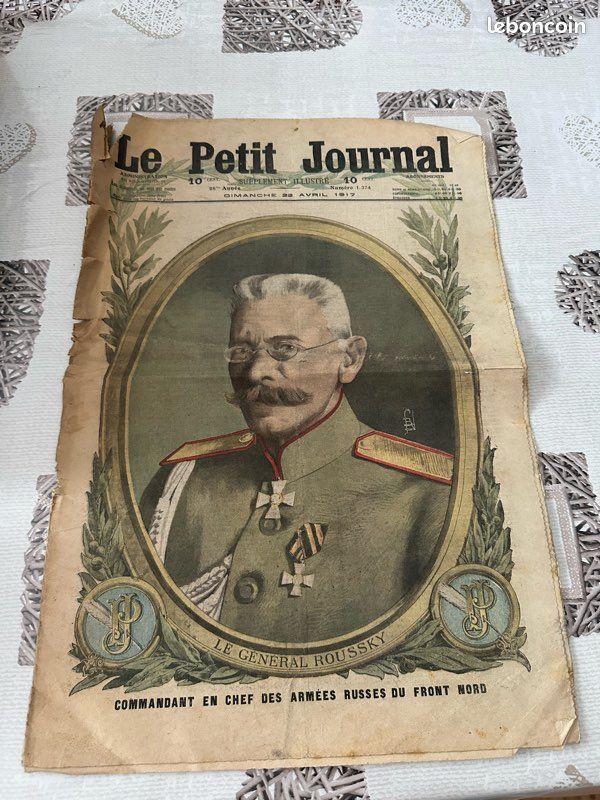 Le petit journal - commandant en chef des armées russes du front nord ...