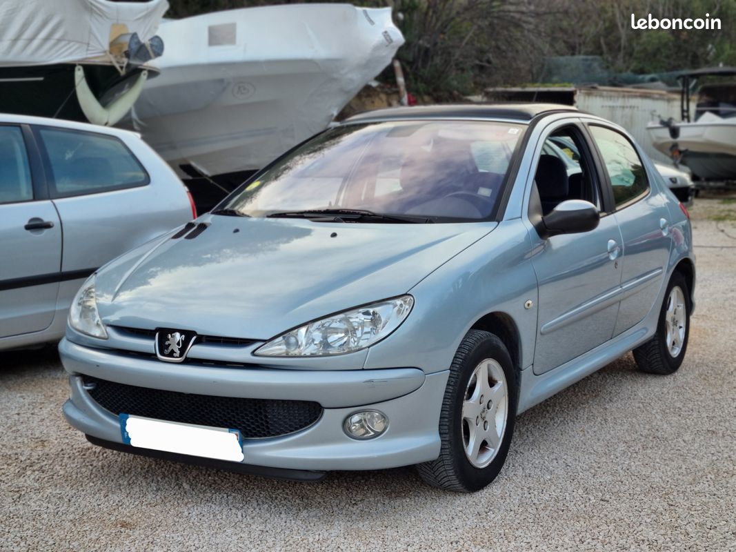Peugeot 206 1.4i 16v 90cv Trendy, 131 200 Kms, Toit ouvrant, Carnet ...