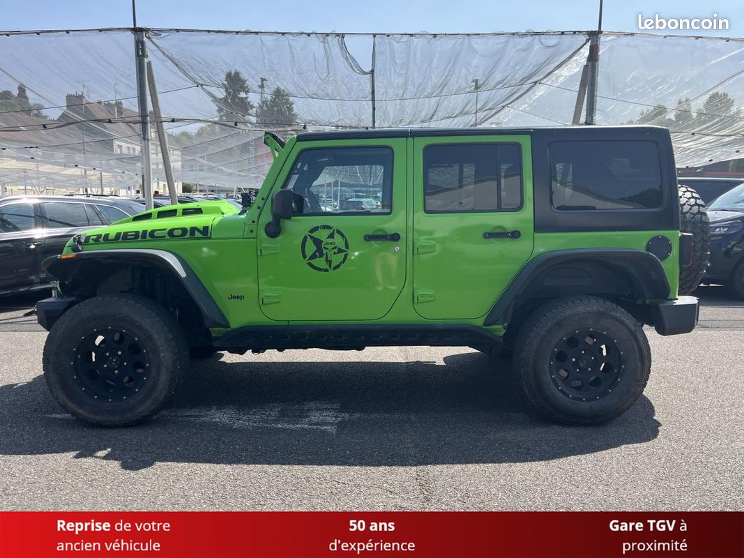 Jeep wrangler iii unlimited 2.8 crd 200 fap rubicon x bva5 - Voitures
