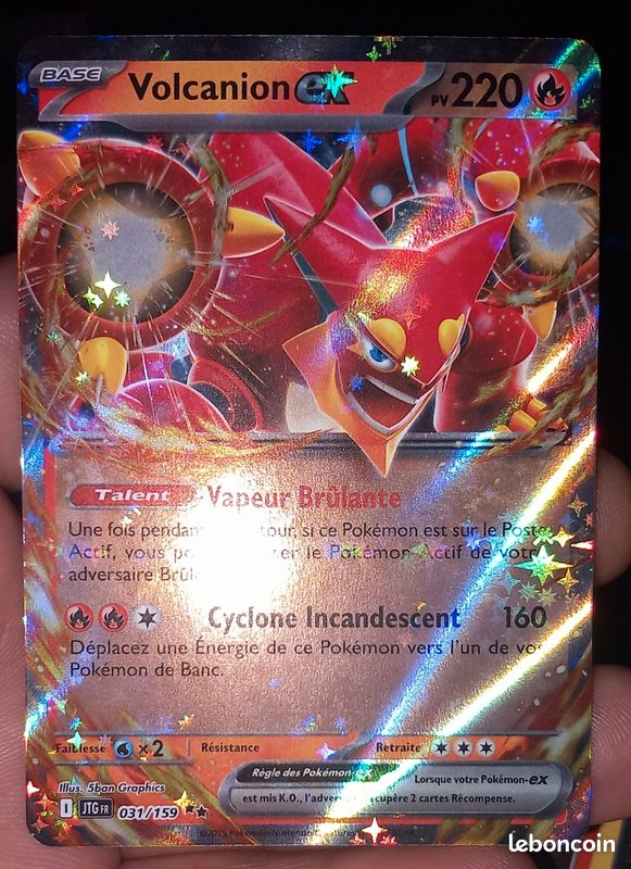 Carte Pokémon Volcanion EX 031/159 NEUF - Collection