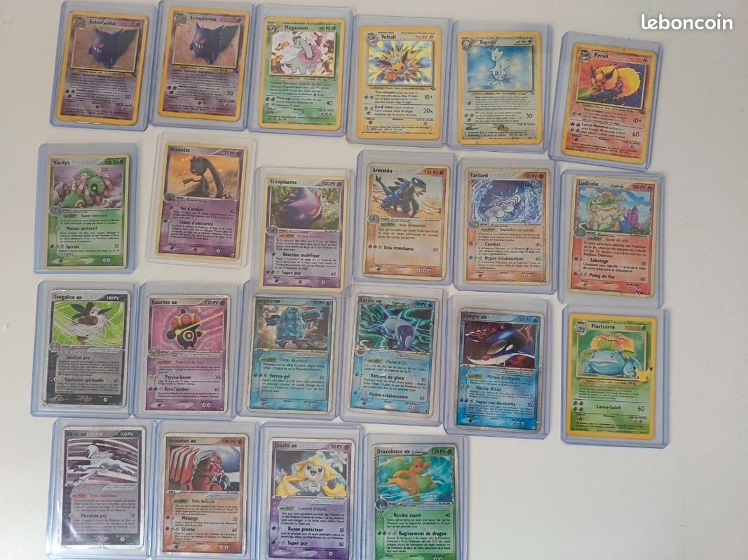 [ECHANGE] Carte pokémons bloc ex et wizard - Collection