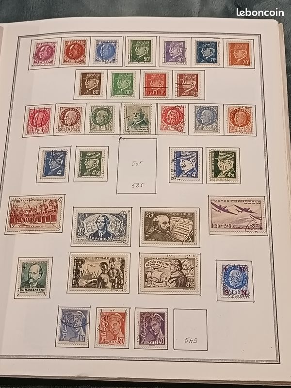 Classeur timbres de France - Collection