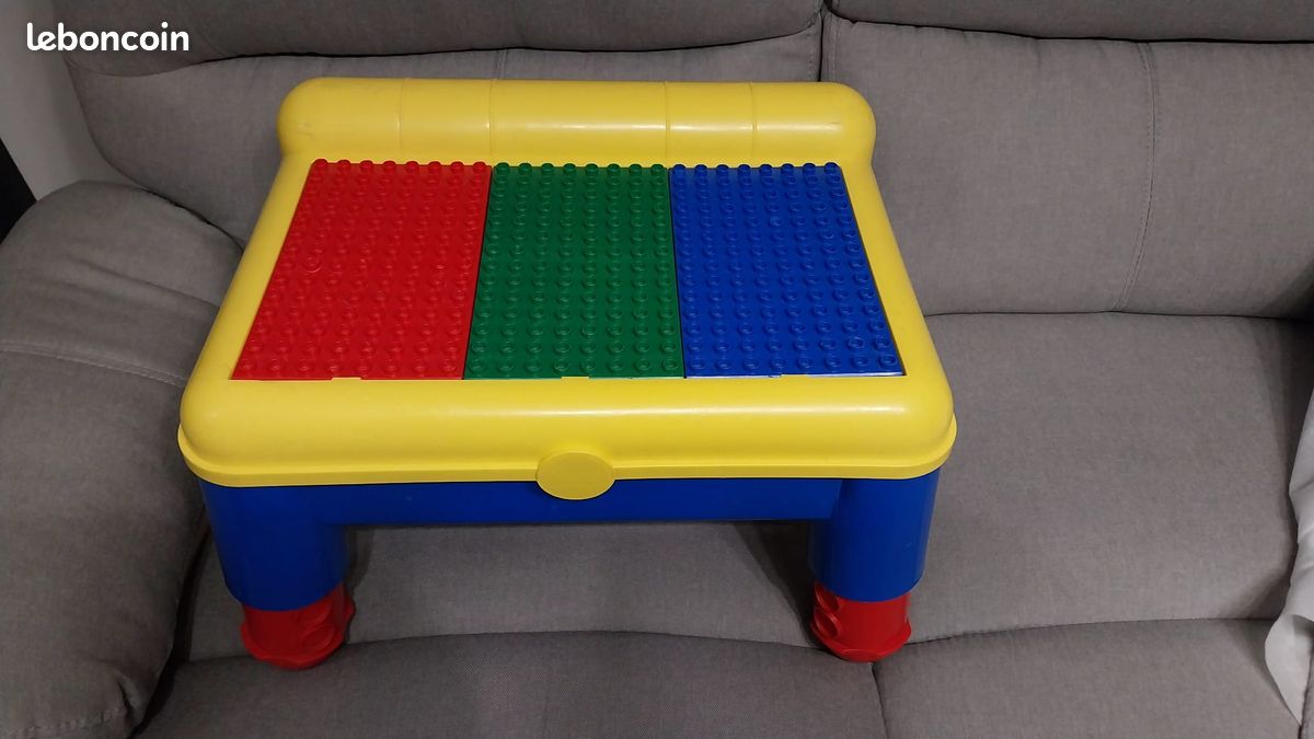 Table basse de Lego hauteur réglable avec rangement intégré - Jeux & Jouets