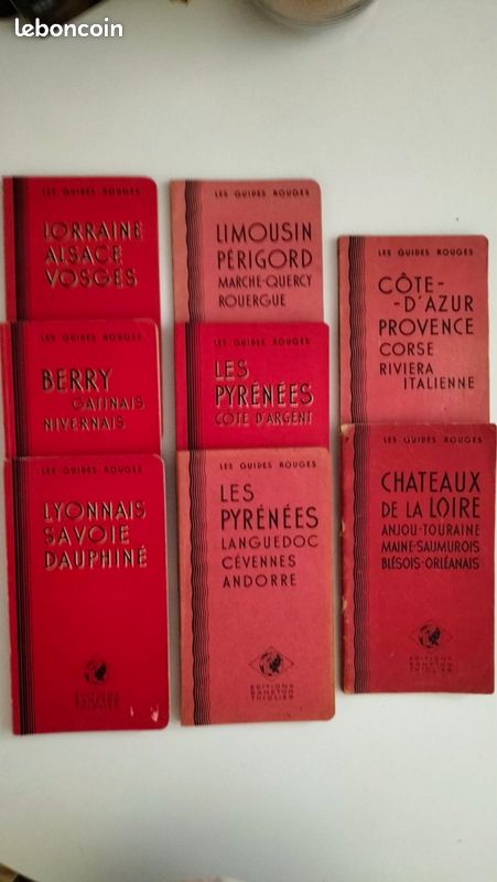 Livres collection guides rouges - Collection