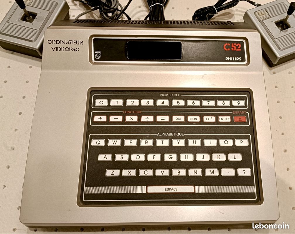 Console Philips Videopac C52 + 4 jeux - Consoles
