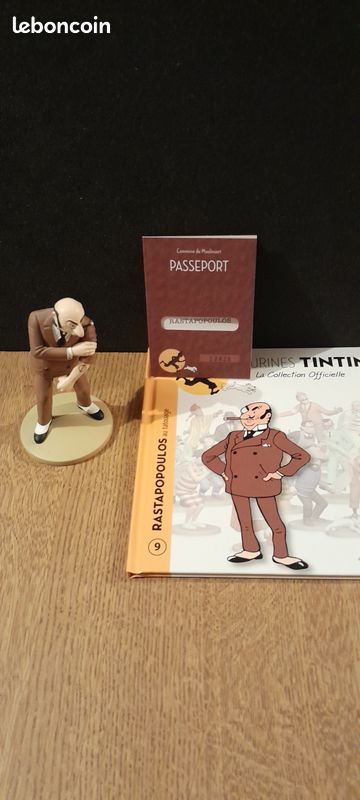 Figurine collection tintin numero 9 rastapopoulos - Collection