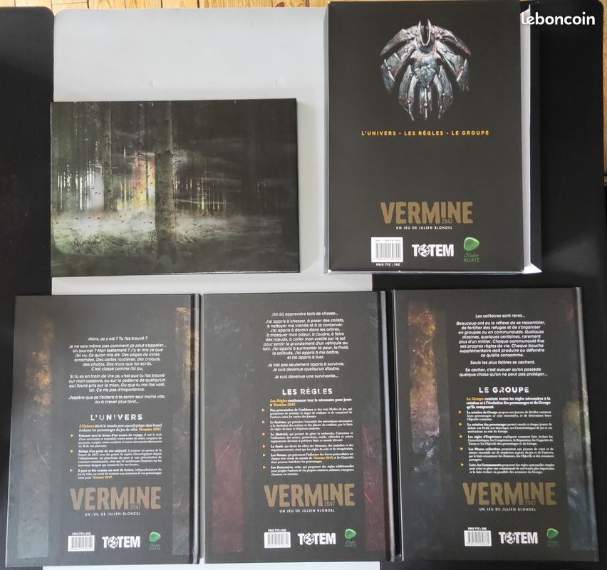 Vermine 2047 - Triptyque de Base + Ecran - Jeu de rôle - JDR - VF ...
