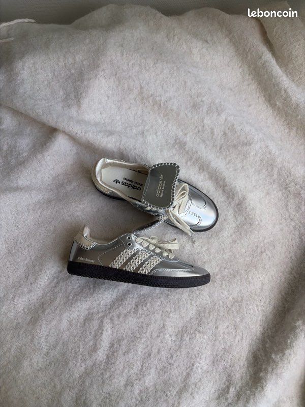 Baskets silver argent argent samba adidas argent silver - Chaussures