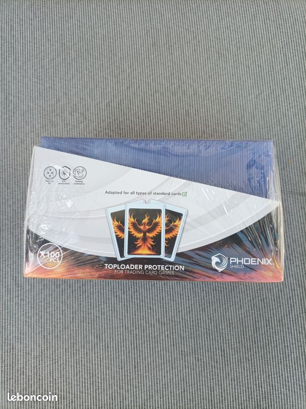 Phoenix Shield - Sleeves - Renforcées - Toploader - 3x4" Clear Regular - par 100 - Collection