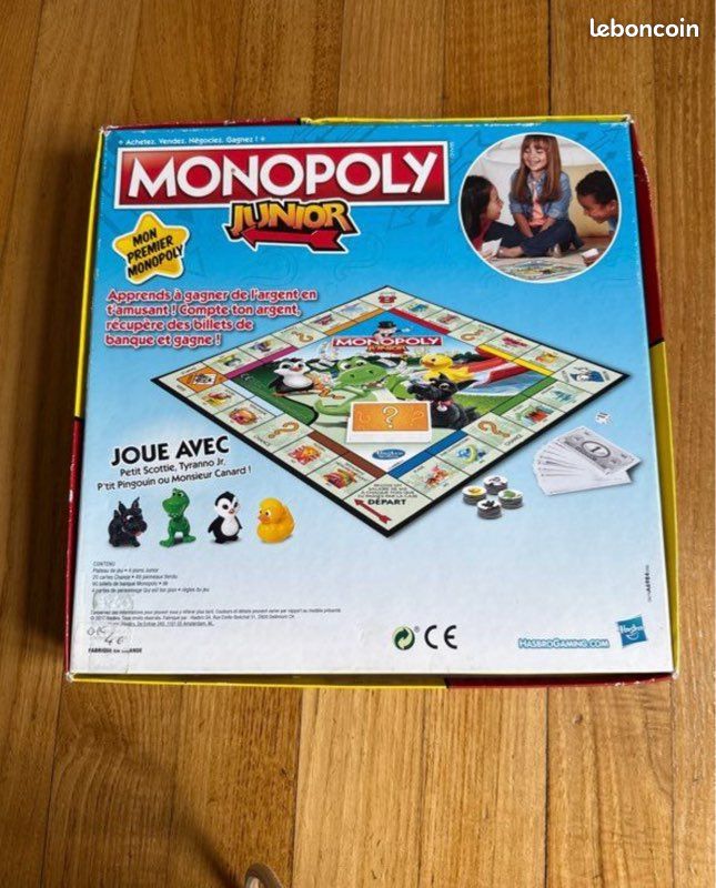 Jeu Monopoly junior - Jeux & Jouets