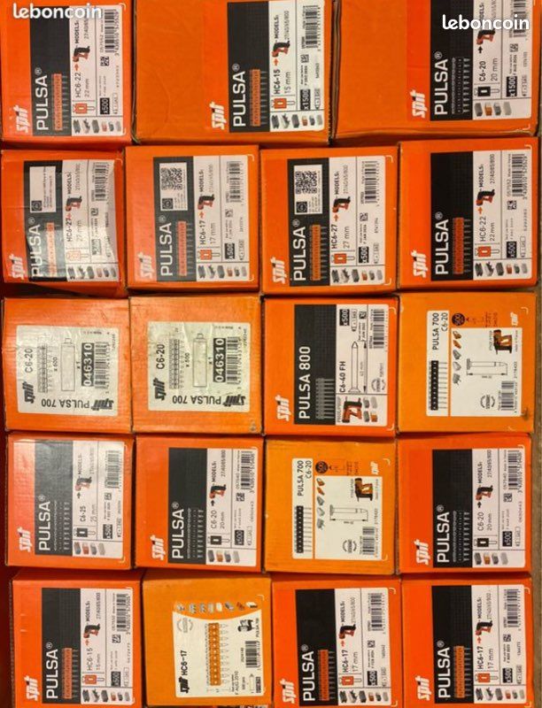 Clous spit pulsa 700 gaz non périmé - Bricolage