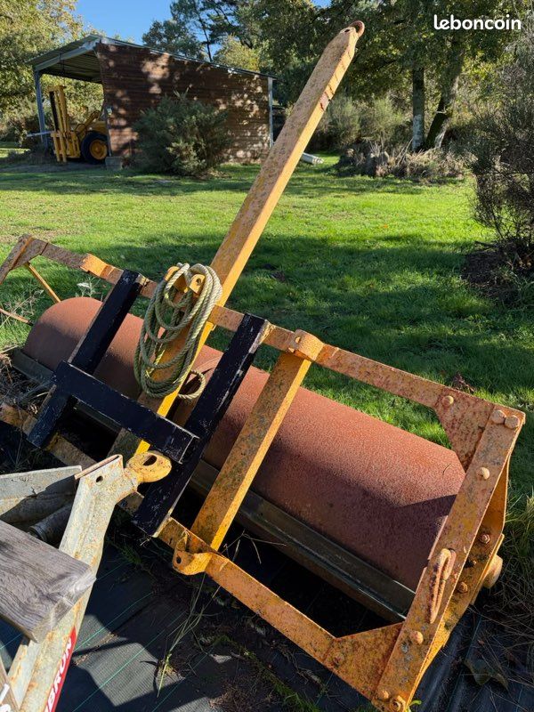 Rouleau double 183 cm tractable micro tracteur ou plus (hors tout 204 ...