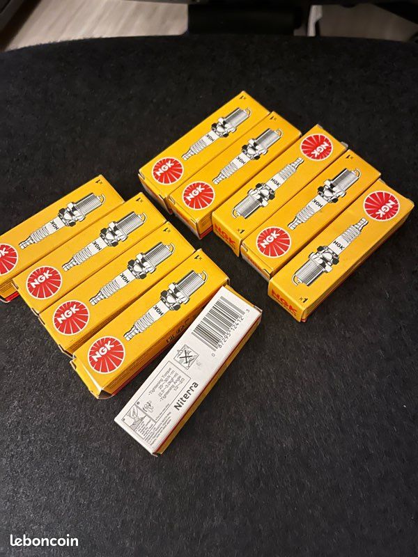 Lot de 10 Bougies d'allumage 2412 NGK Raccord-SAE avec vis Électrode ...