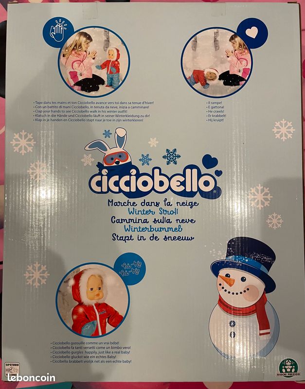 Cicciobello marche dans la neige - Jeux & Jouets