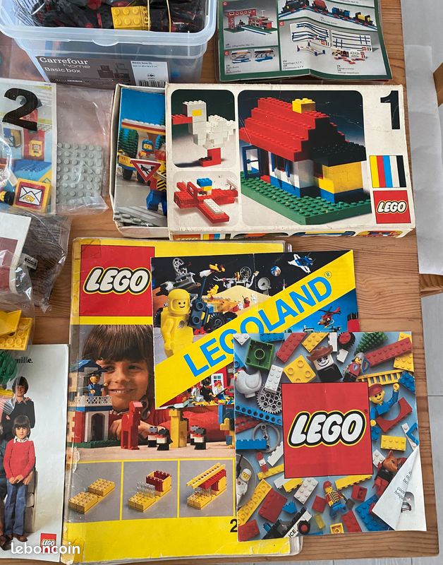 Grand lot LEGO vintage des années 70-80 - Jeux & Jouets