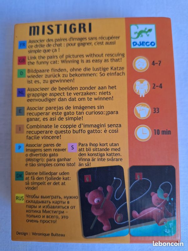 Djeco - Mistigri - Jeux & Jouets