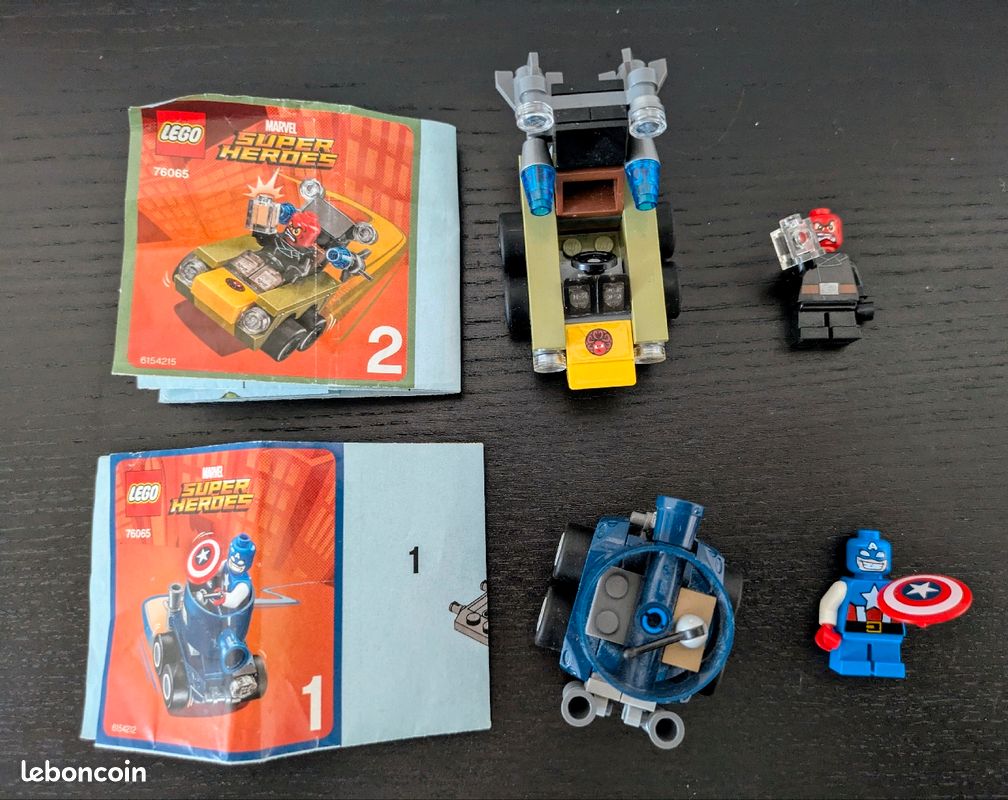 Lot de 6 Lego Marvel mighty micros - Jeux & Jouets