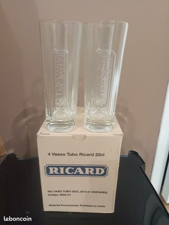 Objets de collection « verres tubes ricard » Toute la France - leboncoin