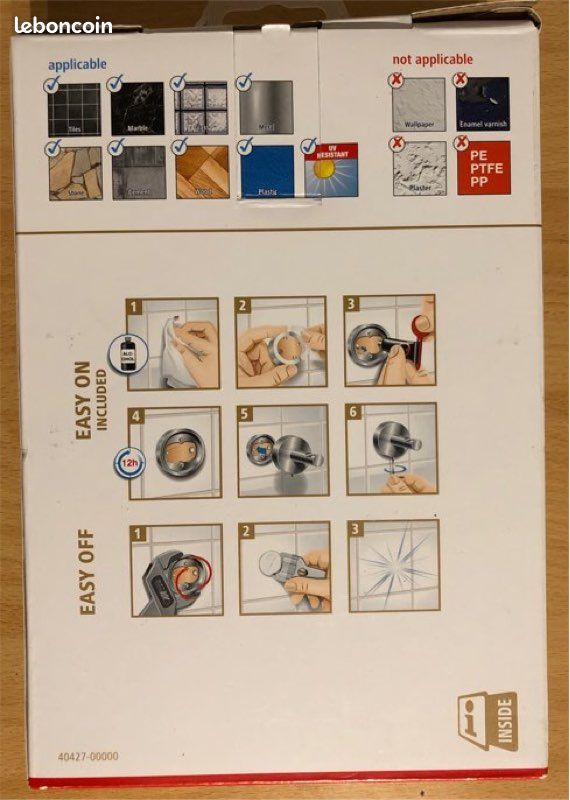 NEUF - Panier de douche inox Tesa gamme Excclusiv - Bricolage