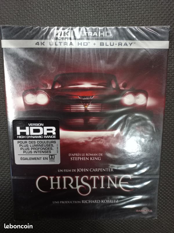 Christine 4K + blu-ray édition Carlotta - neuf - DVD - Films