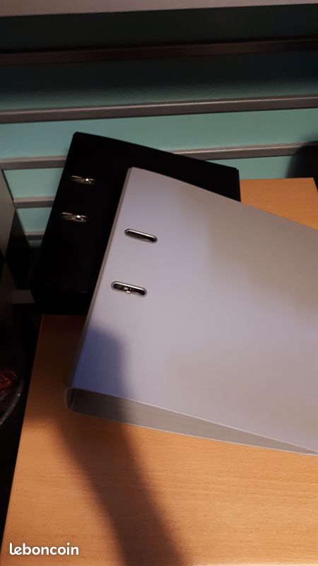 Lot de 2 classeurs A4 à levier - Papeterie & Fournitures scolaires