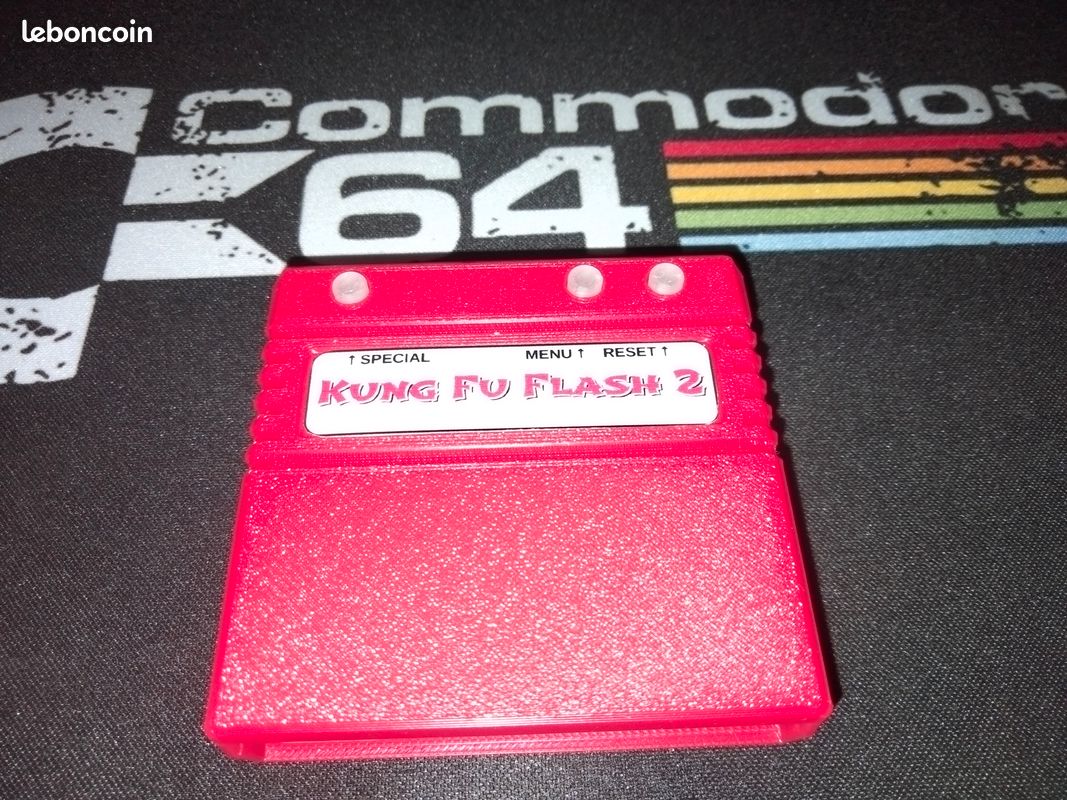 Commodore 64 cartouche multifonction Kung Fu Flash V2 (voir les options ...